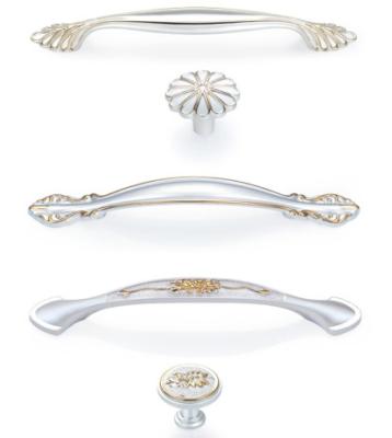 China Smooth Door And Drawer Handles / Furniture Hardware Knobs Elegant Outlook for sale