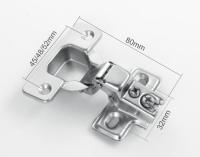 China 26mm Thick 3D Adjustment  Soft Close Cabinet Door Hinges for sale