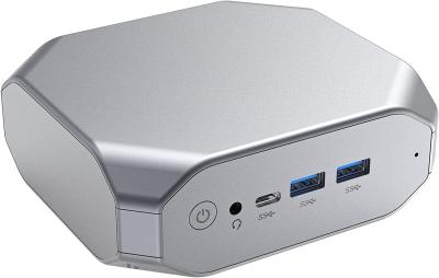 China 4K AMD Ryzen A9 9400 APU Linux Mini PC Ubuntu 8GB RAM 128GB SSD for sale