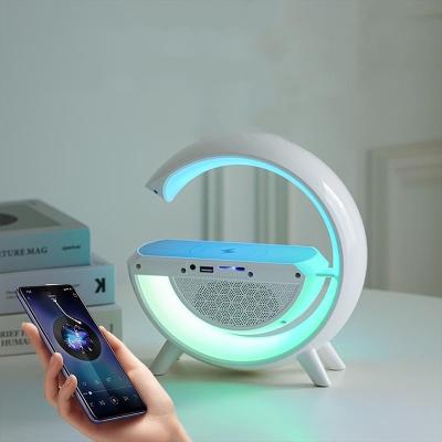 China 10W Wireless Charging Power Wireless Bluetooth Speaker White Plastic Wireless for sale