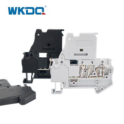 China ST4 - HESI Fuse Spring Terminal Block Cage Connector Din Rail Mounted for sale