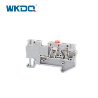 China ST 4-MT Knife Disconnect Terminal Blocks 400V DIN Rail NS 35 for sale