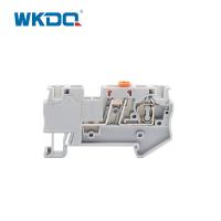 China ST 4-MT Knife Disconnect Terminal Blocks 400V DIN Rail NS 35 for sale