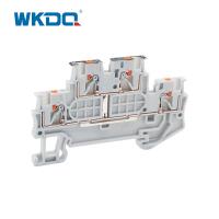 China JPTTB 1.5 / S-PV Push In Terminal Block Nylon PA66 V0 With Equipotential Bonder for sale