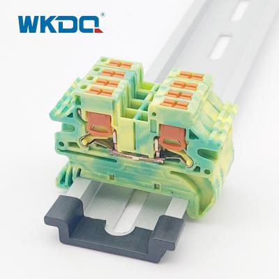 China JPTV 2.5 PE Push In Side Terminal Block Nylon PA66 Entry Earth for sale