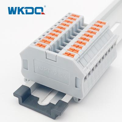 China D-JPTV 2.5/4 Terminal Block End Cover Plate Cap PA66 Anti Flamming for sale