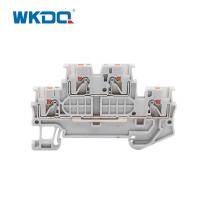 China JPTTB 1.5/S Double Level Push In Terminal Block Din Rail 1.5 Mm2 for sale