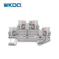 China JPTTB 1.5/S Double Level Push In Terminal Block Din Rail 1.5 Mm2 for sale