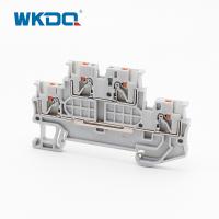 China JPTTB 1.5/S Double Level Push In Terminal Block Din Rail 1.5 Mm2 for sale