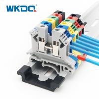 China JUK 2.5B Equivalent Electrical Terminal Block Phoenix 2.5mm Screw Connenction IEC 60947-7-1 for sale