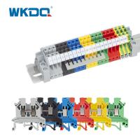 China JUK 2.5B Equivalent Electrical Terminal Block Phoenix 2.5mm Screw Connenction IEC 60947-7-1 for sale