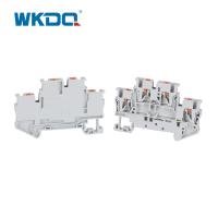 China Push In Connection Feed Through Din Rail Mount Terminal Block IEC 60947-7-1 Standard for sale