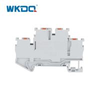China Push In Connection Feed Through Din Rail Mount Terminal Block IEC 60947-7-1 Standard for sale