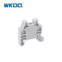China 15 Mm Din Rail 35mm End Clamp Terminal Block End Stop / End Bracket for sale