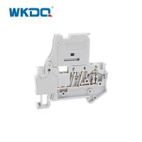 China ST4-HESILED Fuse Led Terminal Block Spring Clamp Wiring 300V for sale