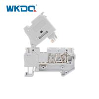 China ST4-HESILED Fuse Led Terminal Block Spring Clamp Wiring 300V for sale
