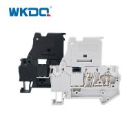 China ST4-HESILED Fuse Led Terminal Block Spring Clamp Wiring 300V for sale