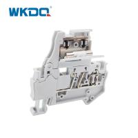 China ST4 - HESI Fuse Spring Terminal Block Cage Connector Din Rail Mounted for sale
