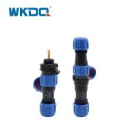 China Male And Female Waterproof Connector Threaded Coupling Wk11 Rear Nut In Line Cable for sale
