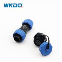 China Sp Series Aviation Waterproof Connector IP68 Plug Socket Wk17 Rear Nut Threaded Coupling for sale