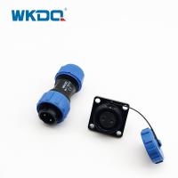 China IP68 Waterproof Threaded Coupling Cable Connector Wk17 Square Pin Sp17 Series for sale