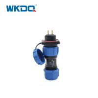 China IP68 Waterproof Threaded Coupling Cable Connector Wk17 Square Pin Sp17 Series for sale