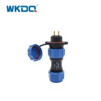 China Sp Series Plug Socket Threaded Waterproof Power Connector IP68 Wk17 Flange Circular for sale