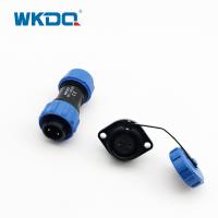 China Sp Series Plug Socket Threaded Waterproof Power Connector IP68 Wk17 Flange Circular for sale