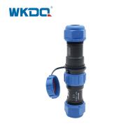 China Circular Multipole Wire Waterproof Connector Thread Solder Wk17 Docking Pin Plug Socket for sale