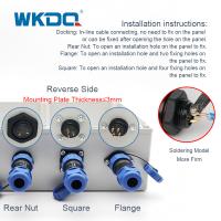 China Threaded Sp Series Waterproof Connector Wk21 Docking Circular Pin Plug And Socket for sale