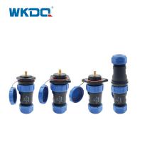 China Circular Multipole Plug Socket Waterproof Connector Wk29 Square Threaded Cable Sp29 for sale
