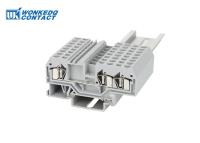China 281-681 Spring Clamp Terminal Block , Spring Loaded Wire Terminal Easy Operation Nylon PA66 for sale