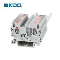 China 800V 31A Din Rail Mounted Push In Terminal Block Connector for sale