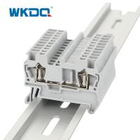 China 16 AWG Flame Resistant Nylon PA66 Spring Terminal Block for sale