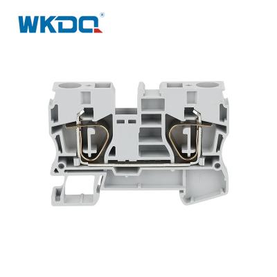China Screwless Din Rail Nylon PA66 JST 10 Spring Terminal Block for sale
