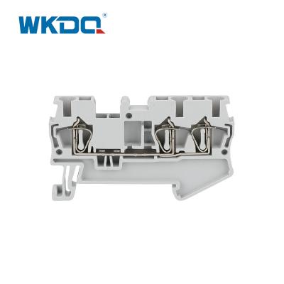 China 3 Conductor Low Voltage Screwless Terminal Block for sale