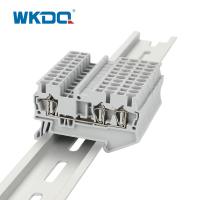 China 3 Conductor Low Voltage Screwless Terminal Block for sale