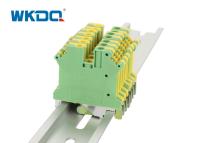 China 800V 41A Screw Din Rail Grounding Wire Terminal Blocks for sale