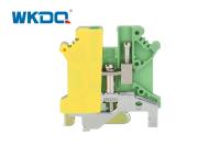 China JUSLKG 5N Electrical Terminal Block Feed Through Ground Phoenix PE RoHS Anti-Framing Nylon for sale
