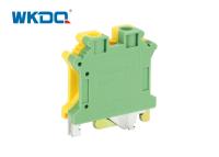 China JUSLKG 10N UK Ground Electrical Terminal Block ,  Screw Terminal  Wire Connectors Rail Type Low Voltage Earth PE for sale