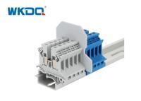 China Gray ATP-JUK Partition Plate Screw Terminal Block , Din Rail Mount Terminal Block Flame Retarding for sale