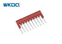 China FBS 10-4 Spring Clamp Terminal Block , Compression Terminal Block Plug In Bridge for sale