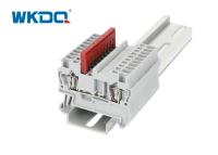 China FBS 10-4 Spring Clamp Terminal Block , Compression Terminal Block Plug In Bridge for sale