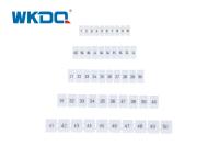 China ZB  Screw Terminal Block Marking Number Tag Zack Marker Strip Label for sale