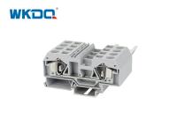 China 283-901 Feed Through Spring Clamp RoHs Terminal Block Universal 32 35mm Rail Mounted for sale