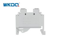 China 281-101 Rail Mount Wire Spring Terminal Block Connectors Center Marking For Distribution Boxes Nylon PA66 Grey Color for sale