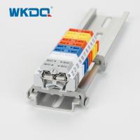 China 261-361B Strip Spring Clamp Terminal Block Connector Mini Rail With Mounting Carrier for sale