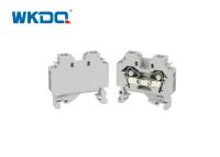 China 282-101 Din Rail Spring Clamp Terminal Block Feed Through 6mm Side Entry Nylon PA66 Grey and Other Color for sale