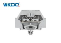 China 260-301B Spring Type Terminal Block Connector Snap In Mounting Screwless 2 Conductor Time Saving High Quality Grey Color for sale