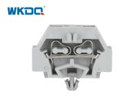 China 260-301B Spring Type Terminal Block Connector Snap In Mounting Screwless 2 Conductor Time Saving High Quality Grey Color for sale
